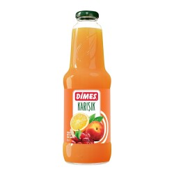 Dimes 1 Lt Cam Şişe Meyve Suyu